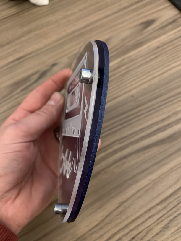 Acrylic and Maple door plaque - Made on a Glowforge - Glowforge Owners ...