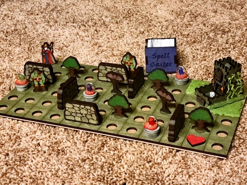 'Spell Caster' board game - Made on a Glowforge - Glowforge Owners Forum