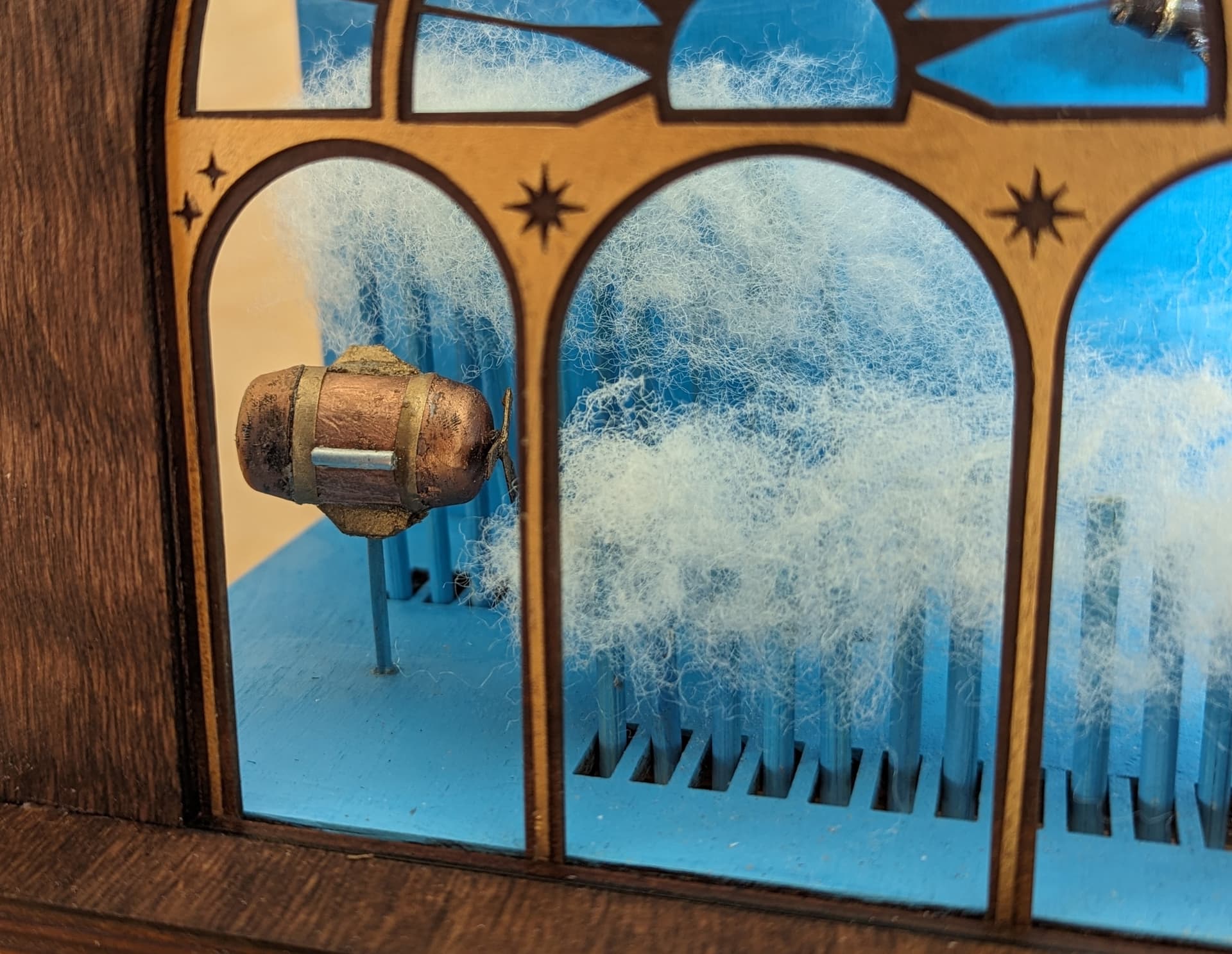 My first Automata titled Clouds - Made on a Glowforge - Glowforge ...