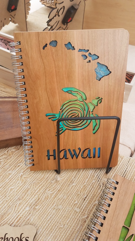 PG ply & hand crafted paper notebook covers - Made on a Glowforge ...