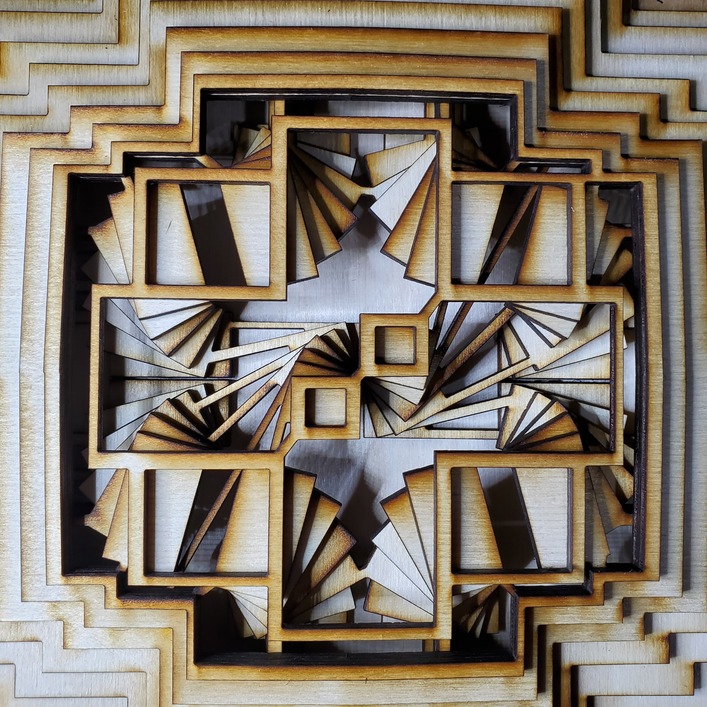 The Labrynth stair maze - Made on a Glowforge - Glowforge Owners Forum