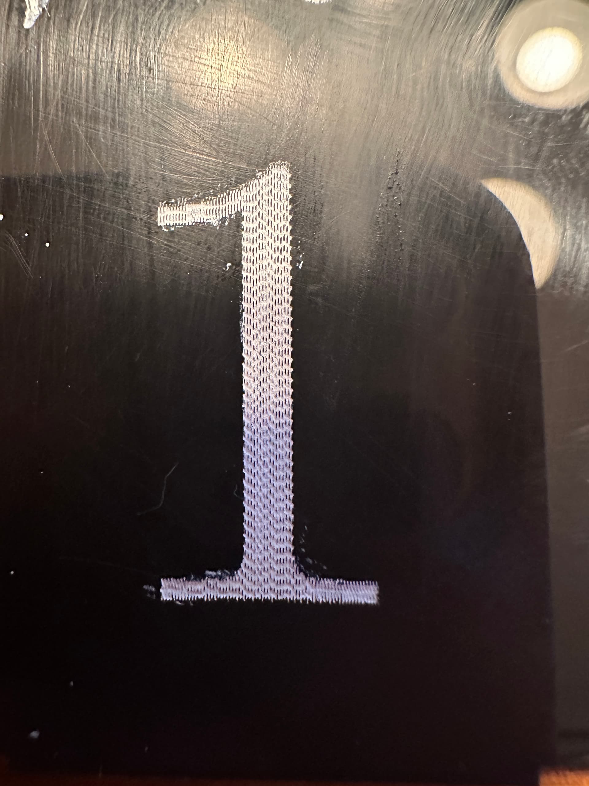 Painting Engraved Acrylic - Laser lines too visible - Community Support ...