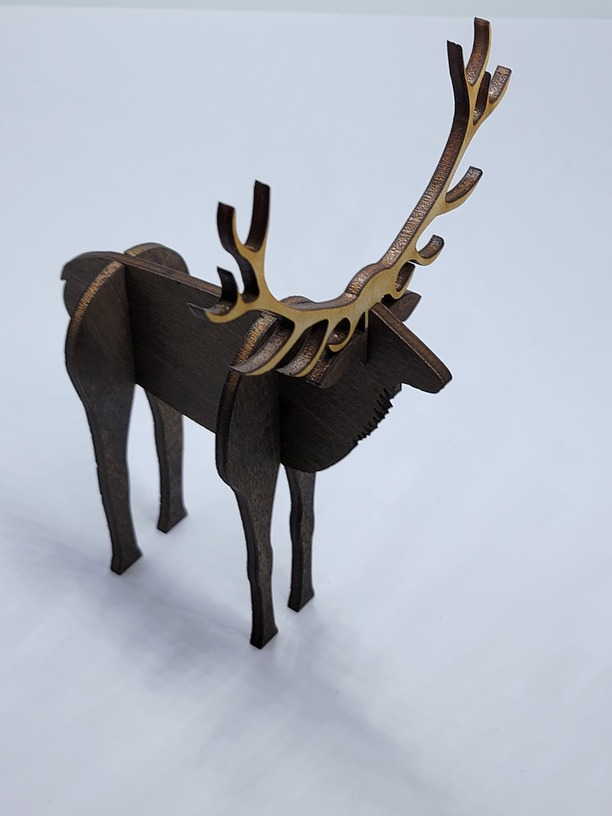 (Woodland) Winter Wonderland Cabin and Animals (from the catalog ...