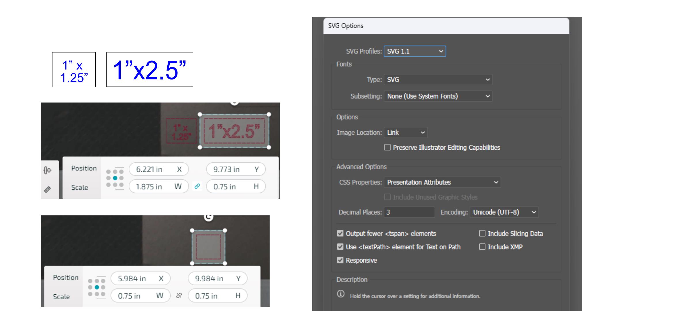 SVG Scaling PRoblem - @ 75% when creating new project in GF UI ...