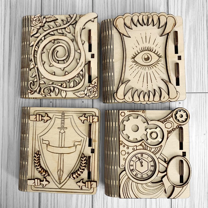 Dnd Books - Made on a Glowforge - Glowforge Owners Forum