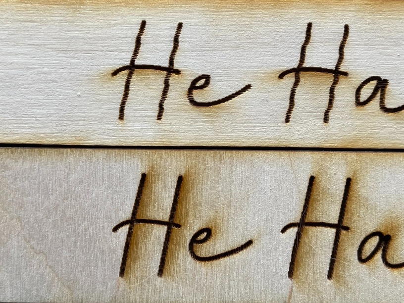 WTH! wavy engraved lines- HELP! - Community Support - Glowforge Owners ...