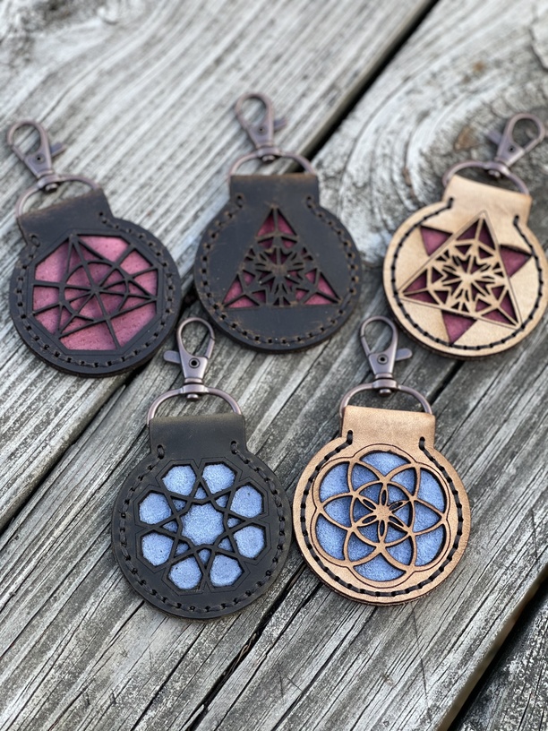 Geometric Keychains - Made on a Glowforge - Glowforge Owners Forum