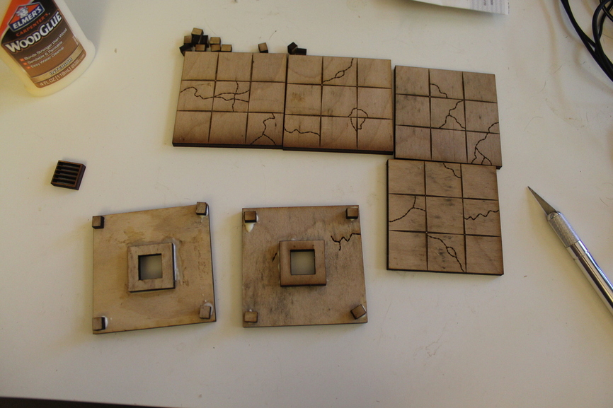 Dungeons & Dragons Dungeon Tiles - Made on a Glowforge - Glowforge ...