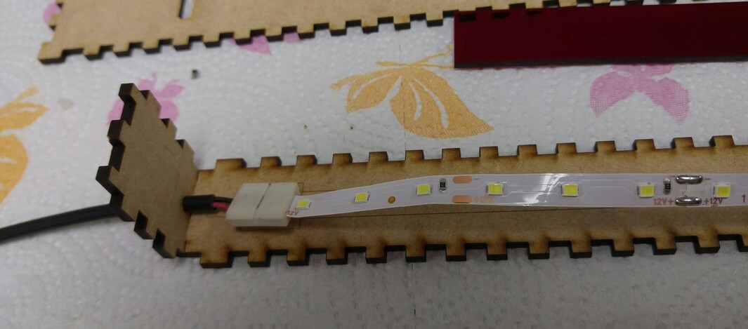 MDF LED sign base 2.0 wall mounted - Everything Else - Glowforge Owners ...