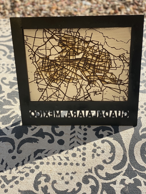 My first map - Made on a Glowforge - Glowforge Owners Forum