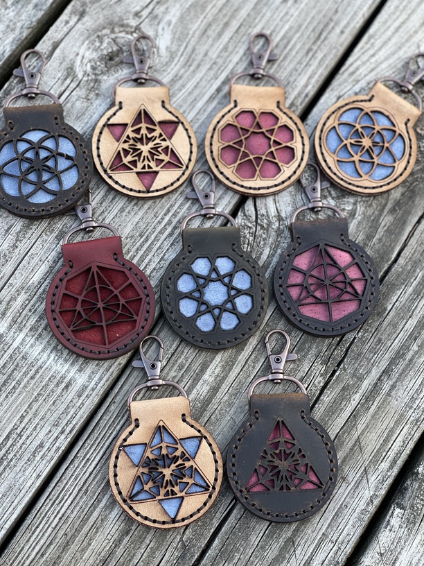 Geometric Keychains - Made on a Glowforge - Glowforge Owners Forum