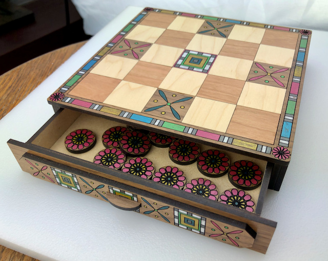 Seega Game Sets - Made on a Glowforge - Glowforge Owners Forum