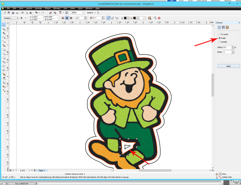 CorelDraw Tutorial for Creating an Offset Path - Everything Else ...