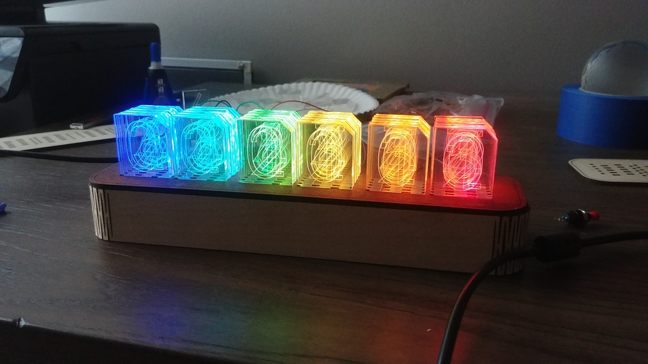Lixie Clock - Made on a Glowforge - Glowforge Owners Forum