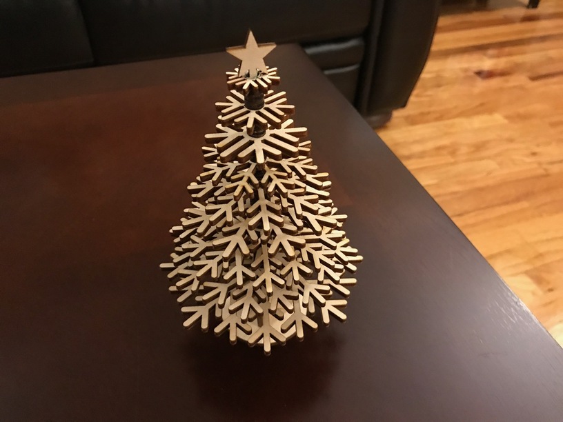 Flat-pack holiday tree - Made on a Glowforge - Glowforge Owners Forum