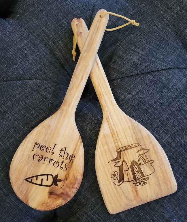 Salad Spoons! - Made on a Glowforge - Glowforge Owners Forum