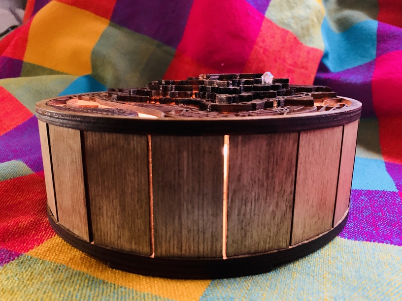 Topo Map Lamp - Made on a Glowforge - Glowforge Owners Forum