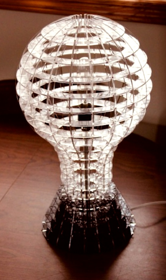 Acrylic Light Bulb Lamp - Made on a Glowforge - Glowforge Owners Forum