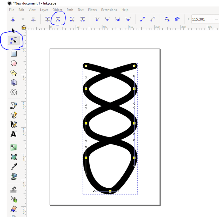 Inkscape path intersection question - Everything Else - Glowforge ...