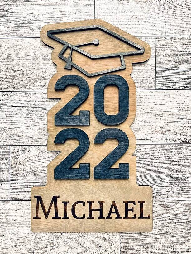 Grad sign - Made on a Glowforge - Glowforge Owners Forum