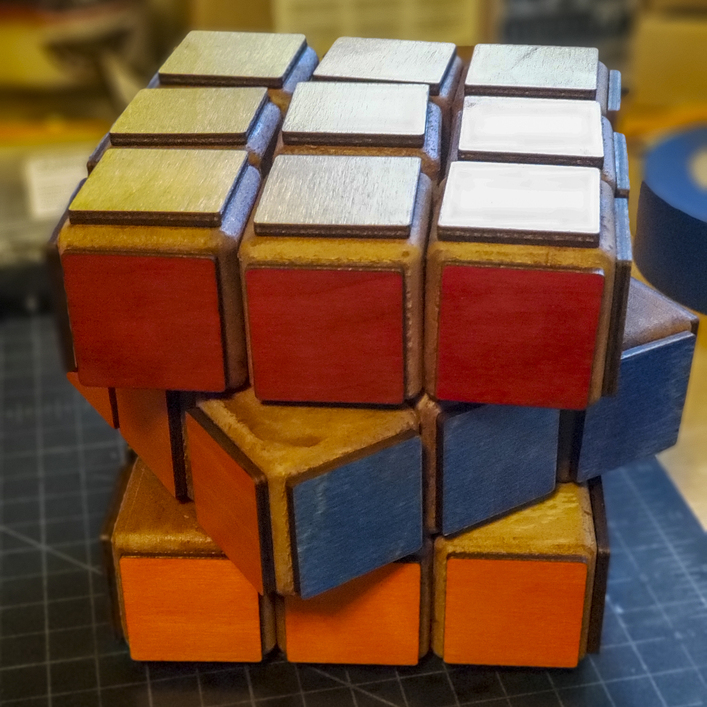 Giant Rubik's Cube - Made on a Glowforge - Glowforge Owners Forum