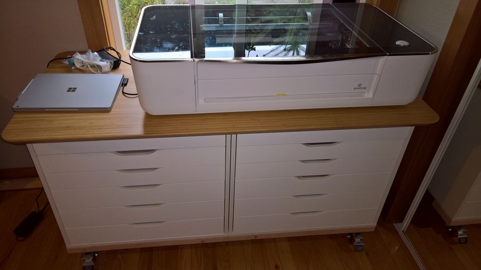 My Glowforge Table and Vent Build - Everything Else - Glowforge Owners ...
