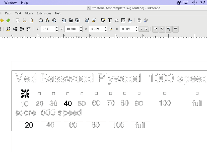 Inkscape design smaller in dashboard - Community Support - Glowforge ...