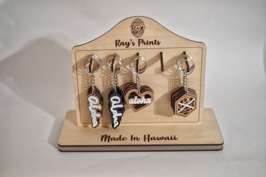 Keychain Display - Made on a Glowforge - Glowforge Owners Forum