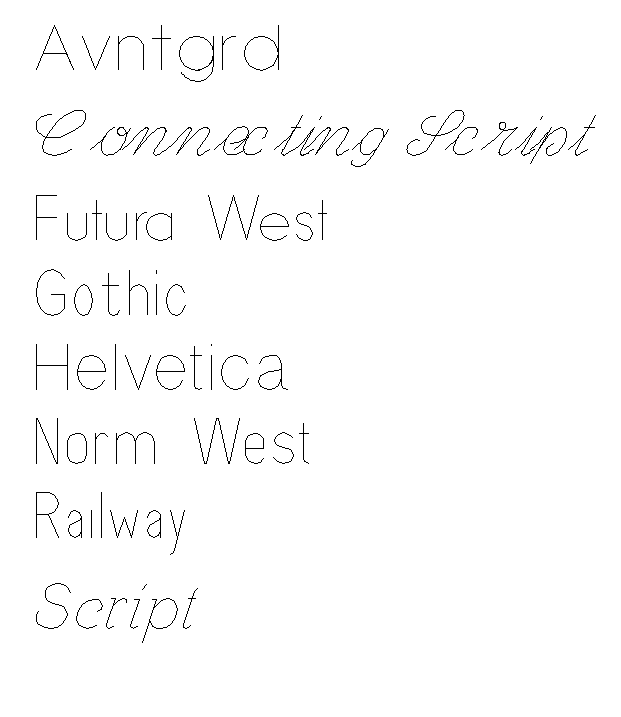 Single line (engraving) fonts recommendations? - Everything Else ...