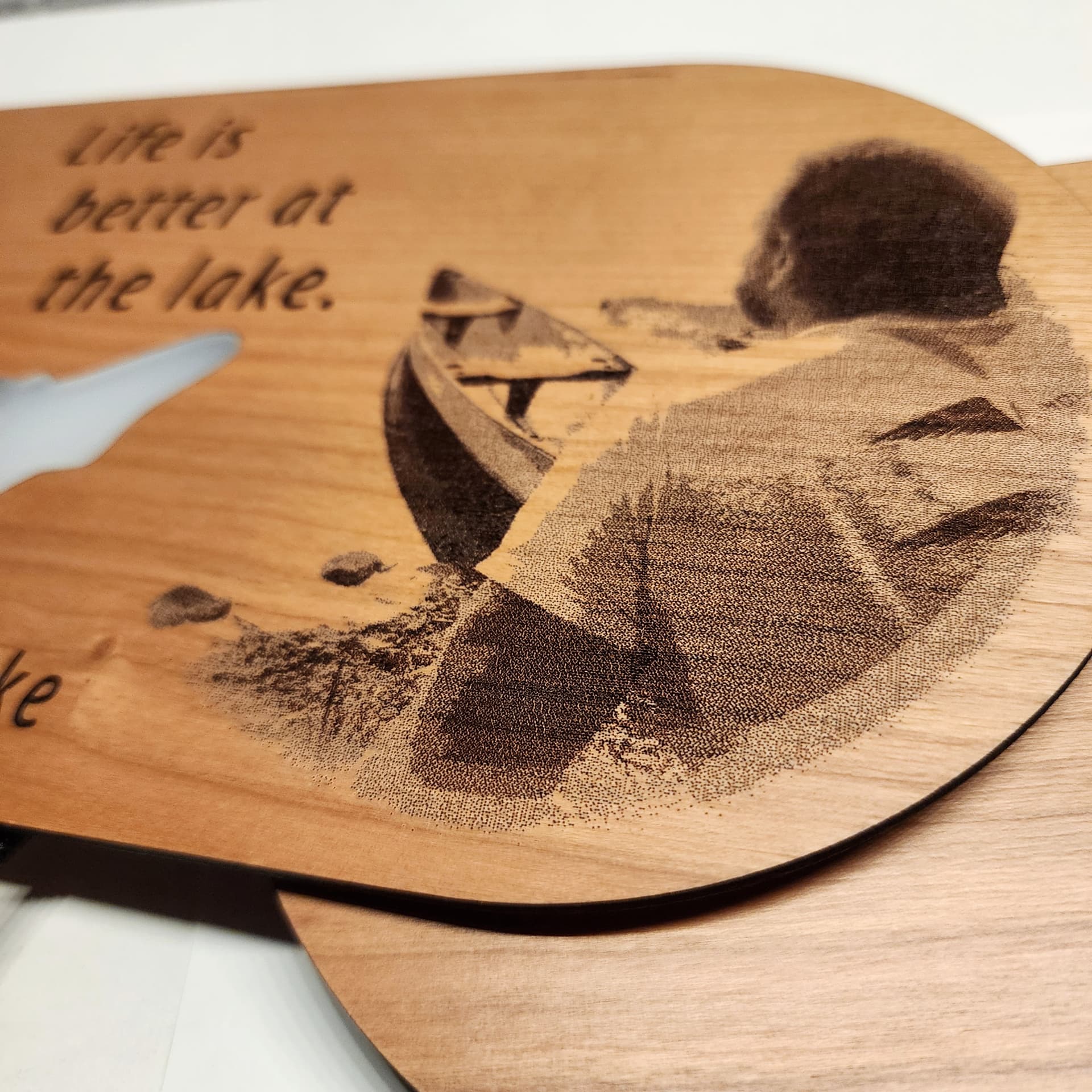 Photos to dots then paint etch with acrylics. Gifts from grandparents ...