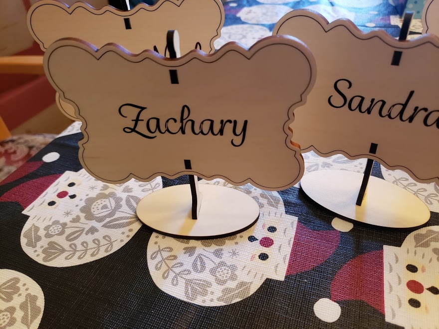 Freestanding Name Plates - Free Laser Designs - Glowforge Owners Forum