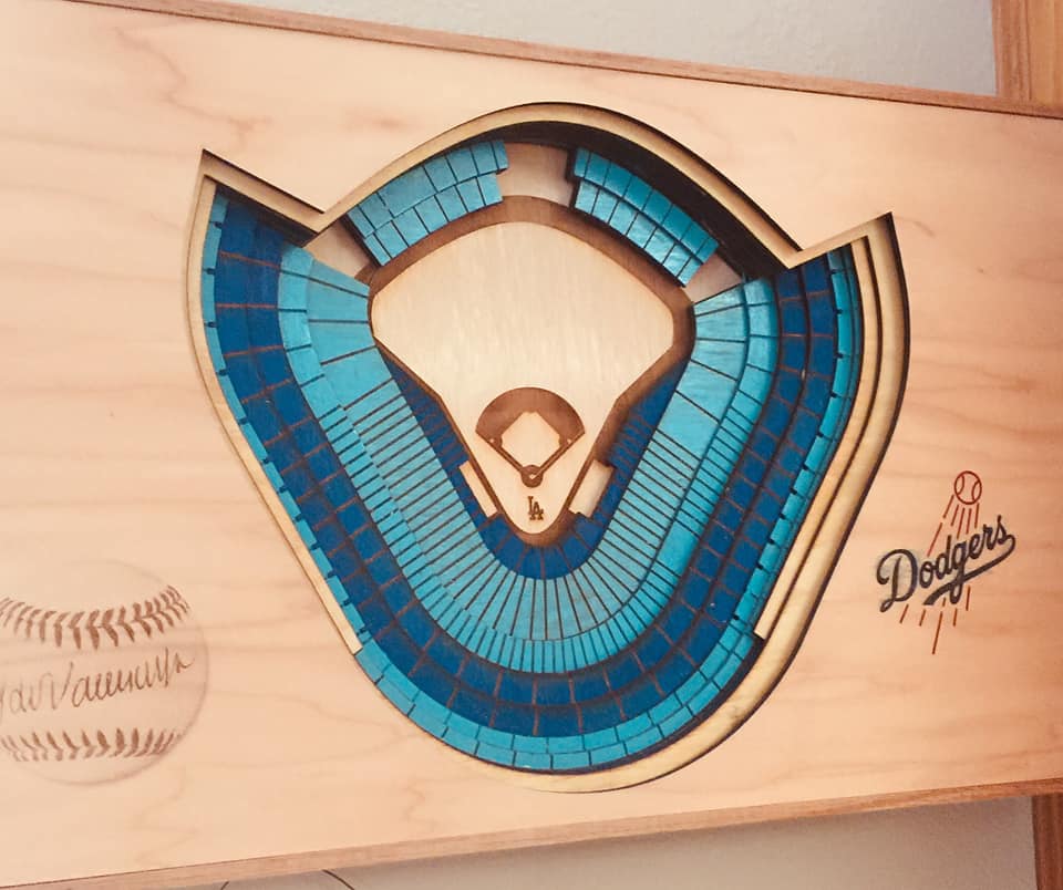 Dodgers Stadium - Free Laser Designs - Glowforge Owners Forum