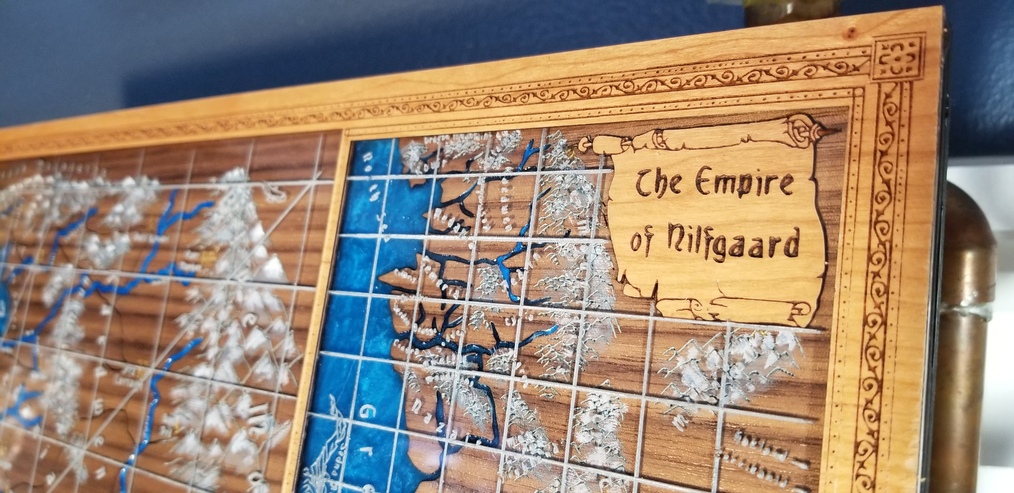THE WITCHER - Laser Cut Map - Made on a Glowforge - Glowforge Owners Forum