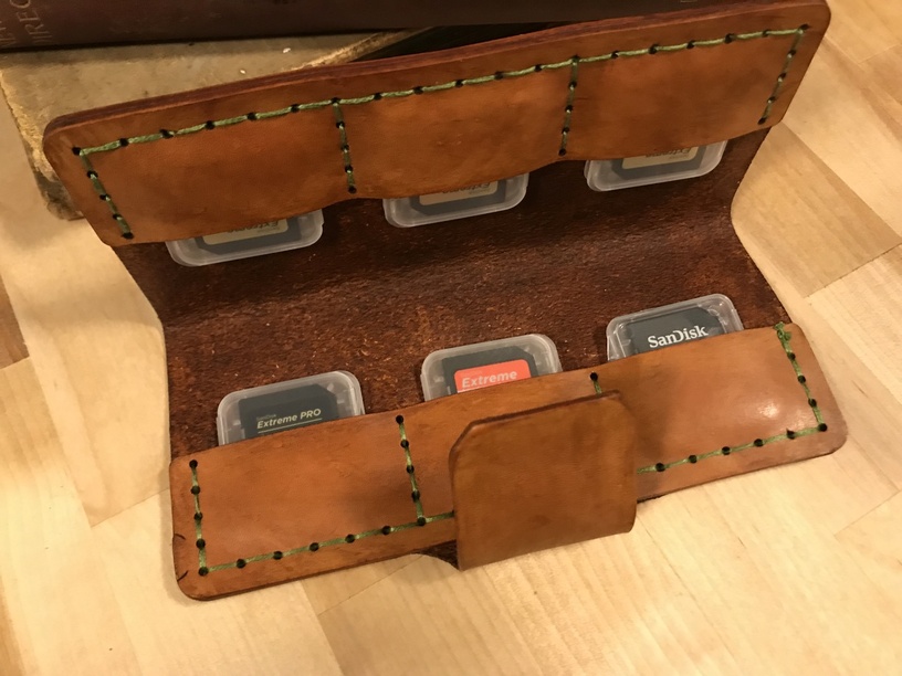 Leather SD Memory Card Wallet - Made on a Glowforge - Glowforge Owners ...