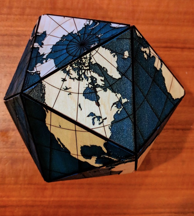 A Foldable Dymaxion Globe - Everything Else - Glowforge Owners Forum