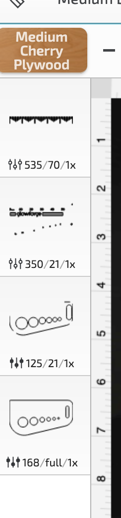 CUTTING SETTINGS for Proofgrade - Community Support - Glowforge Owners ...