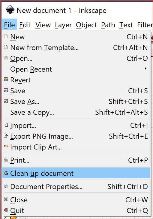 Inkscape: Clean up document - Everything Else - Glowforge Owners Forum
