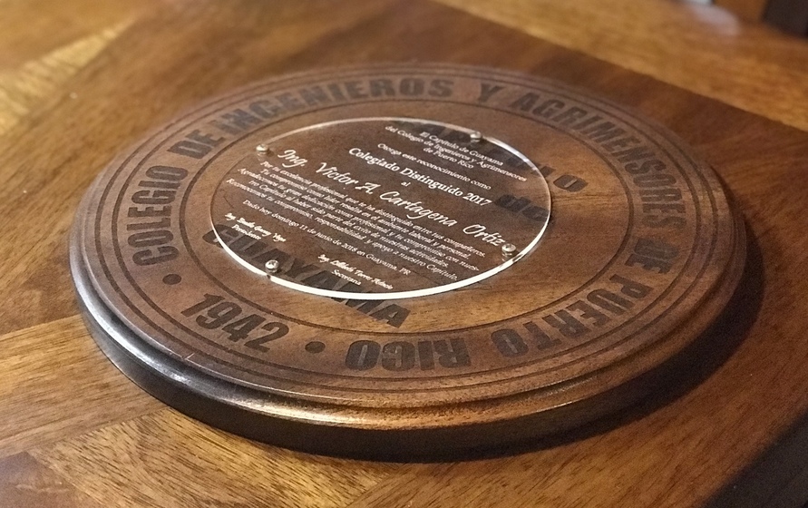 Circular Recognition Plaque - Made on a Glowforge - Glowforge Owners Forum