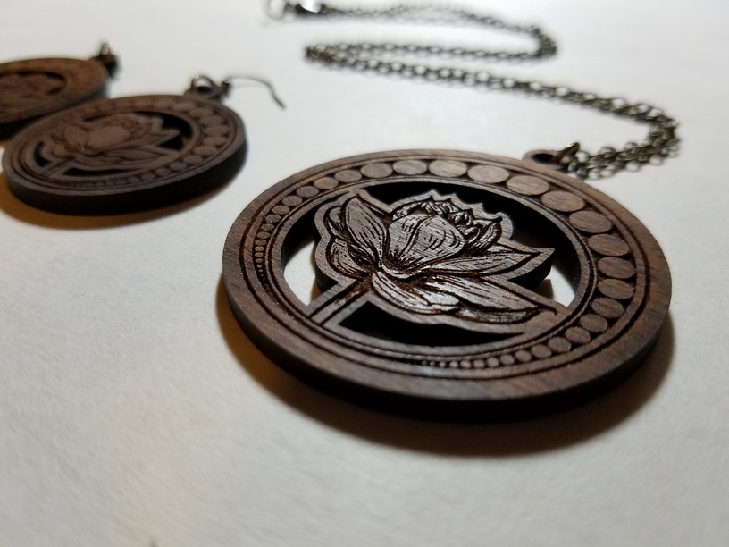 Beta Project: Some :glowforge: Design Catalog Jewelry - Made on a ...