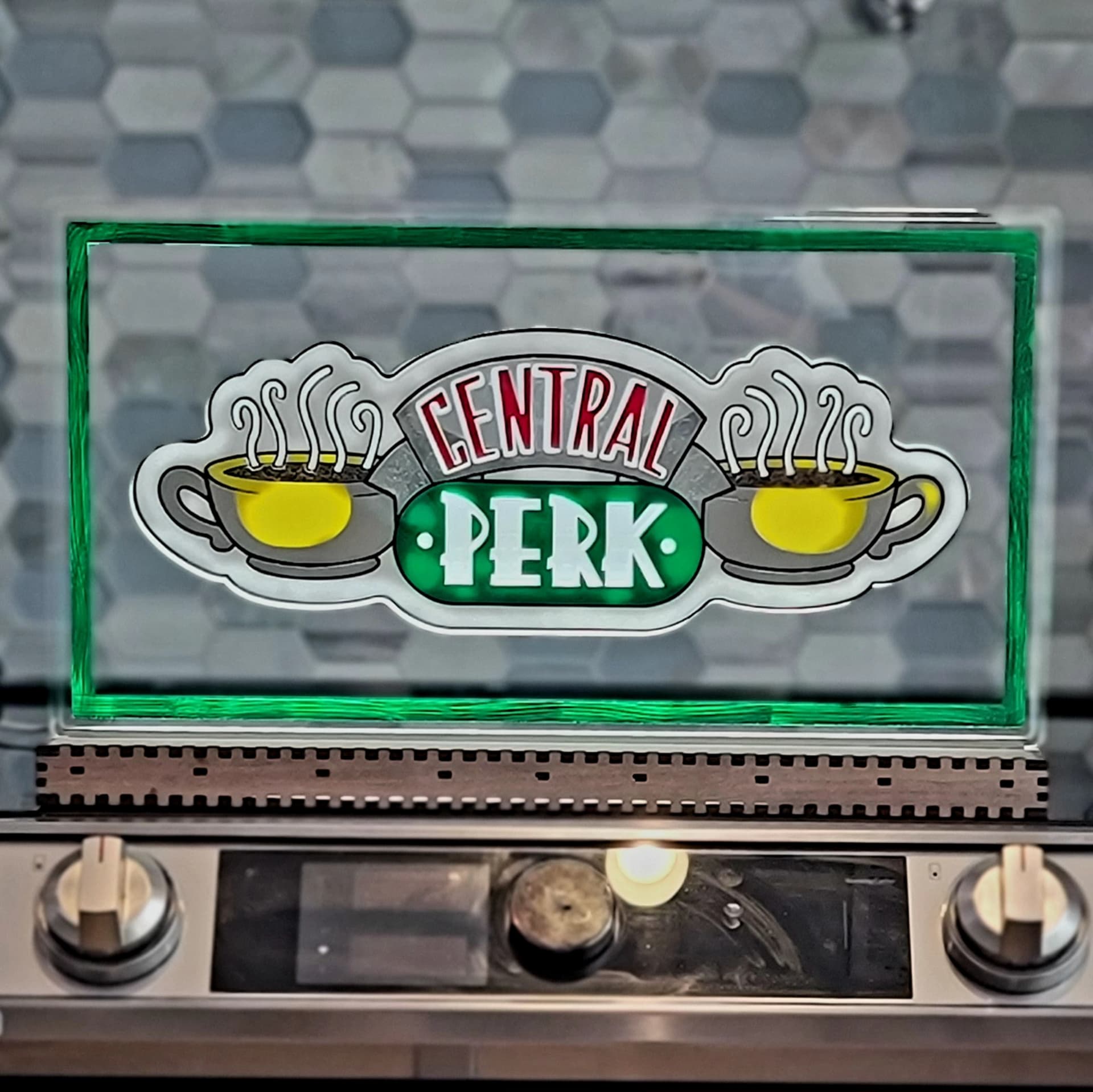 Edge Lit Central Perk Sign - Made on a Glowforge - Glowforge Owners Forum