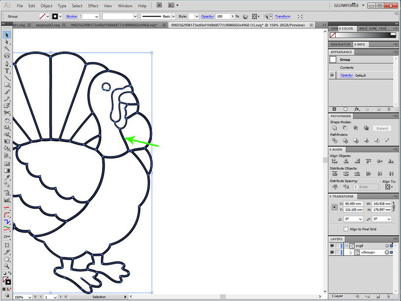 How to get a Centerline Trace in Illustrator 🤔 - Glowforge Tips and ...