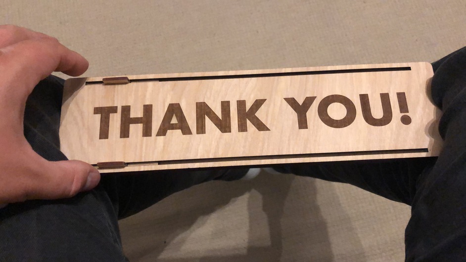 Open & Nope sign for a coffee shop! - Made on a Glowforge - Glowforge ...