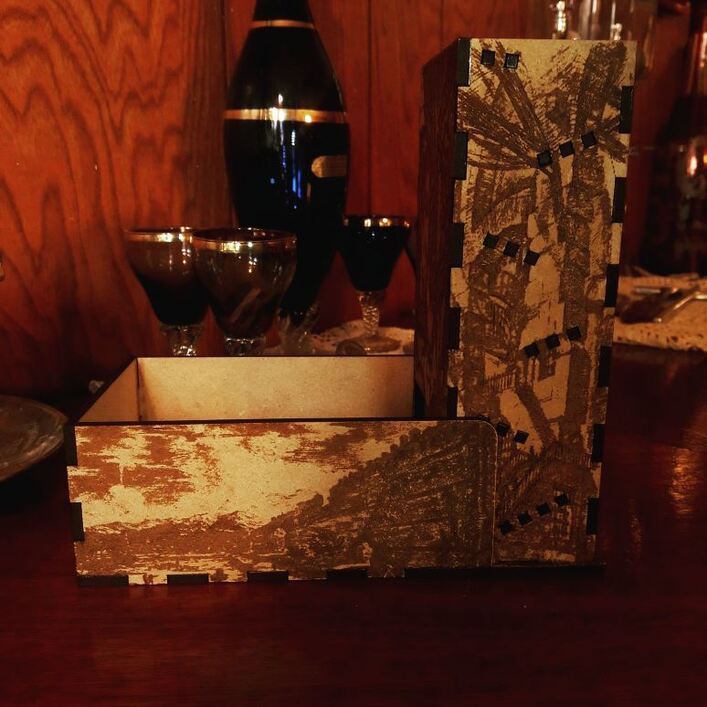 Lv 1 Dice tower - Free Laser Designs - Glowforge Owners Forum