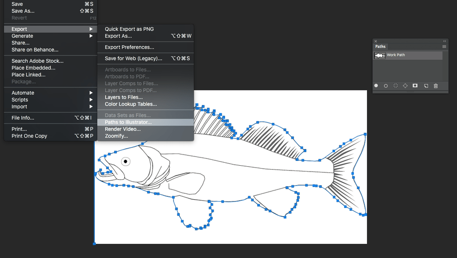 Photoshop to Illustrator / Quick Outlines and Vectors of Photoshop ...