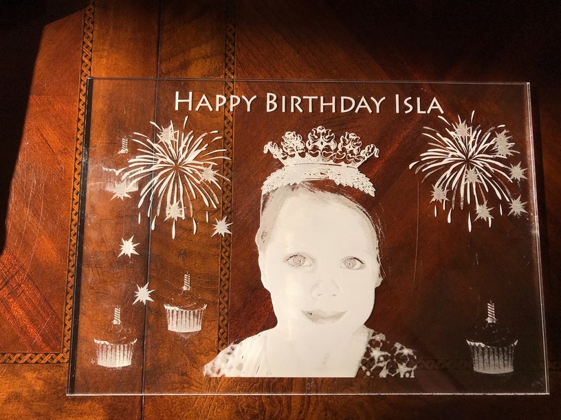 Happy Birthday placemat - Made on a Glowforge - Glowforge Owners Forum