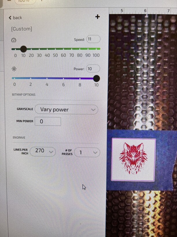 Aura engrave on tile - Beyond the Manual - Glowforge Owners Forum