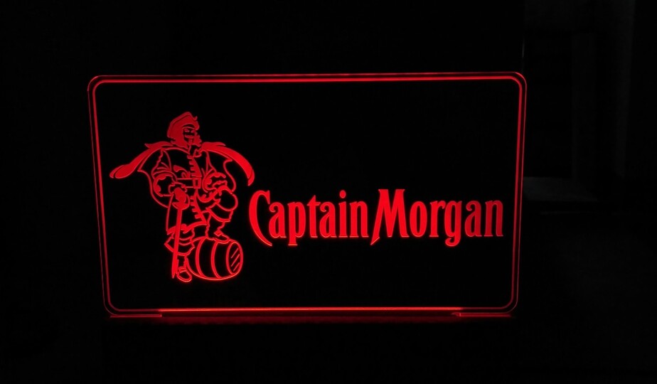 MDF LED sign base 2.0 wall mounted - Everything Else - Glowforge Owners ...