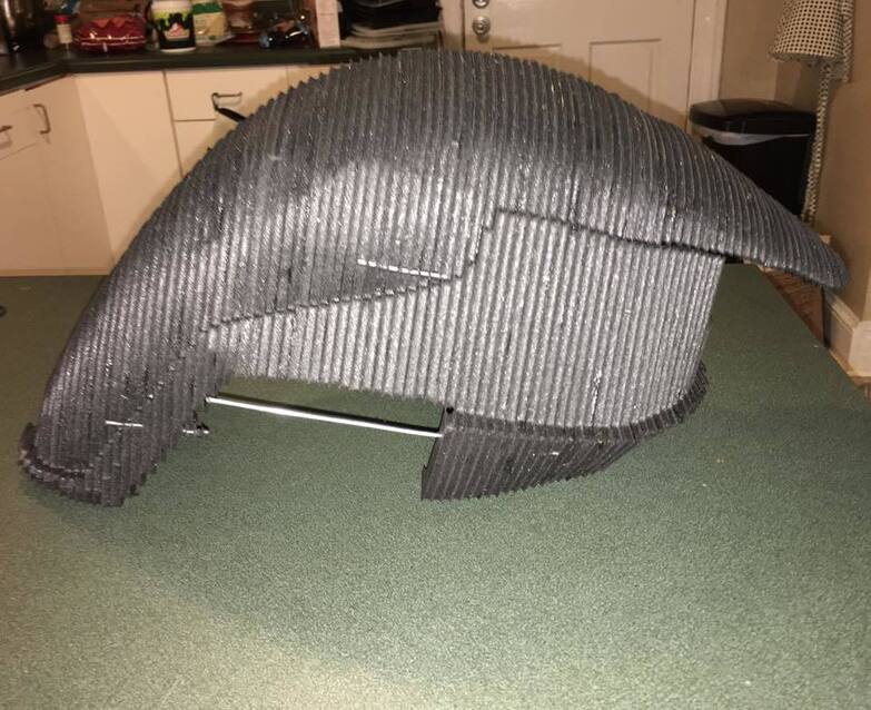 Zer0 Helmet Build (detailed post) - Everything Else - Glowforge Owners ...