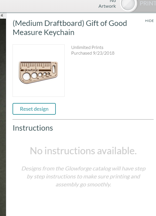 How to print the Gift of Good Measure? - Community Support - Glowforge ...