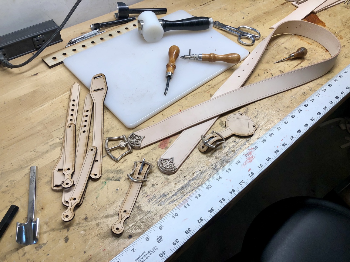 Gondorian Themed Sword Belt - Made on a Glowforge - Glowforge Owners Forum